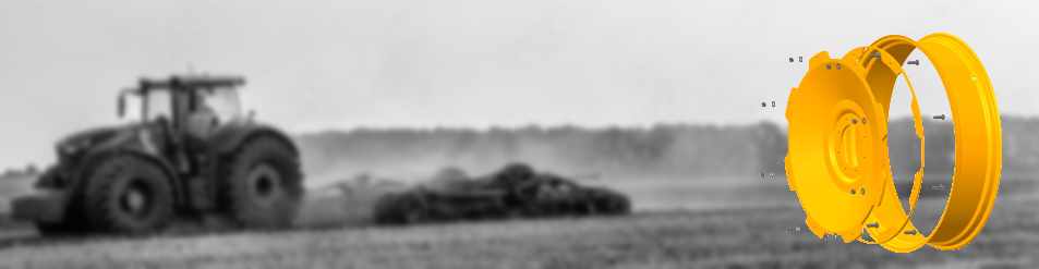 Tractor Row Crop Wheels - Titan