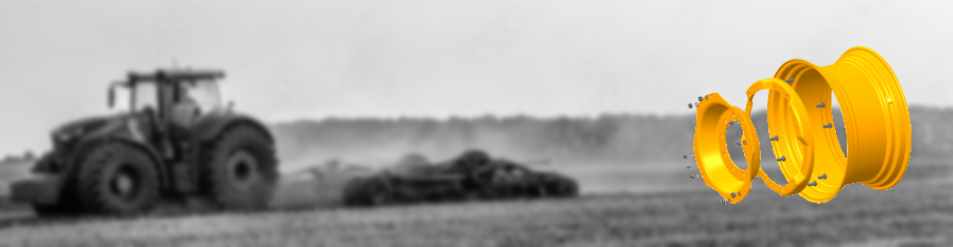 Adjustable Waffle Wheels for Agriculture - Titan