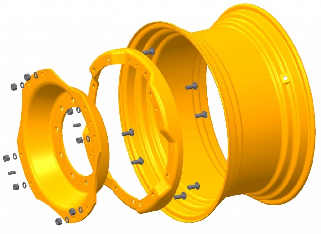 Adjustable Waffle Wheels for Agriculture - Titan